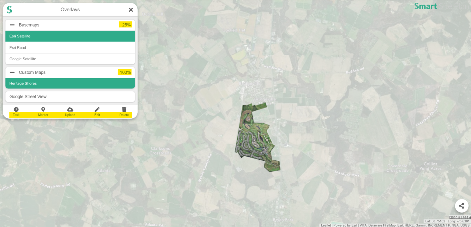 Overlays - Smart Site Plan | Docs